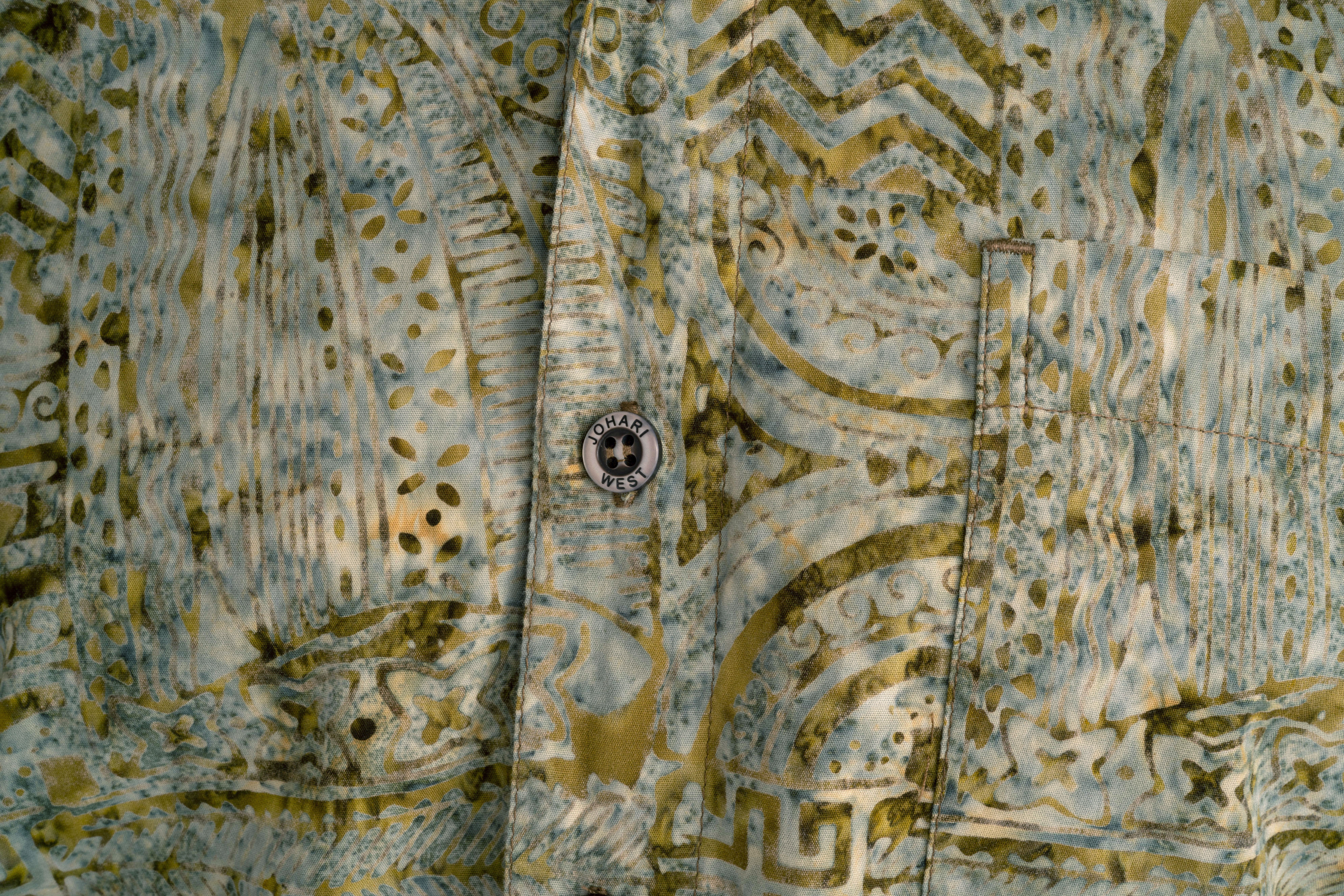 Hawaiian Men's Shirt - Johari West | Authentic Batik Designs & Colors ...