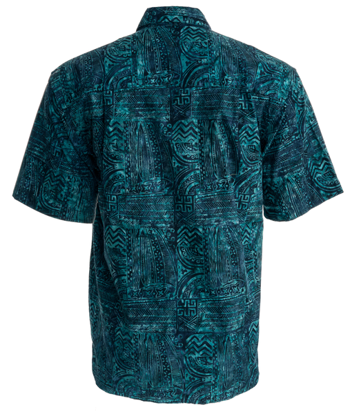 Hawaiian Men's Shirt - Johari West | Authentic Batik Designs & Colors ...